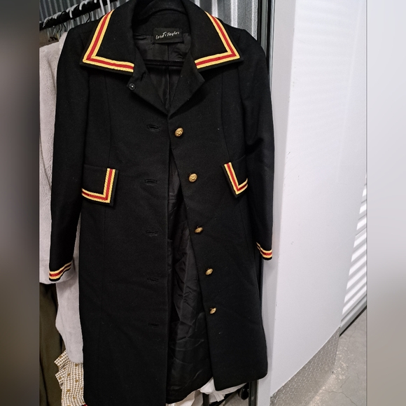 Lord & Taylor | Jackets & Coats | Lord N Taylor Black Military Coat ...